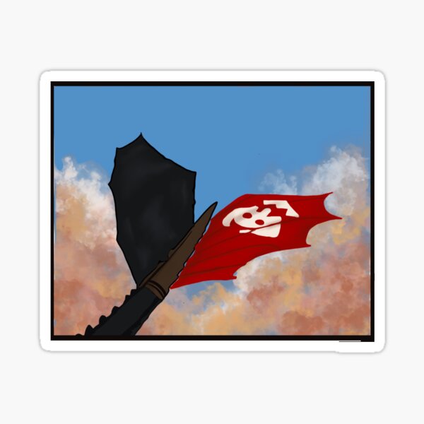 "Dragon Tail" Sticker for Sale by GoldenEmporium | Redbubble