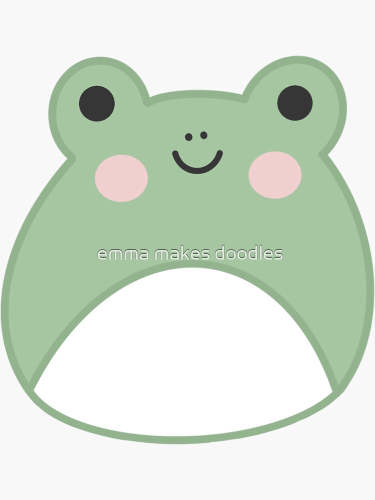 "Frog Squishmallow" Sticker for Sale by EmmaHaecker | Redbubble