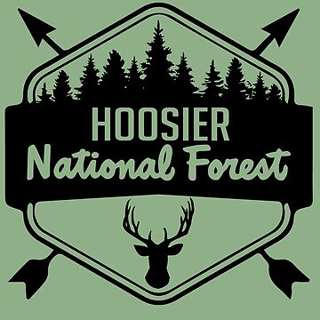 "Hoosier National Forest" Sticker for Sale by pixelsandink | Redbubble