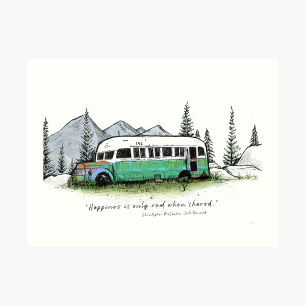 "The magic bus" Art Print for Sale by Lexlocreative | Redbubble