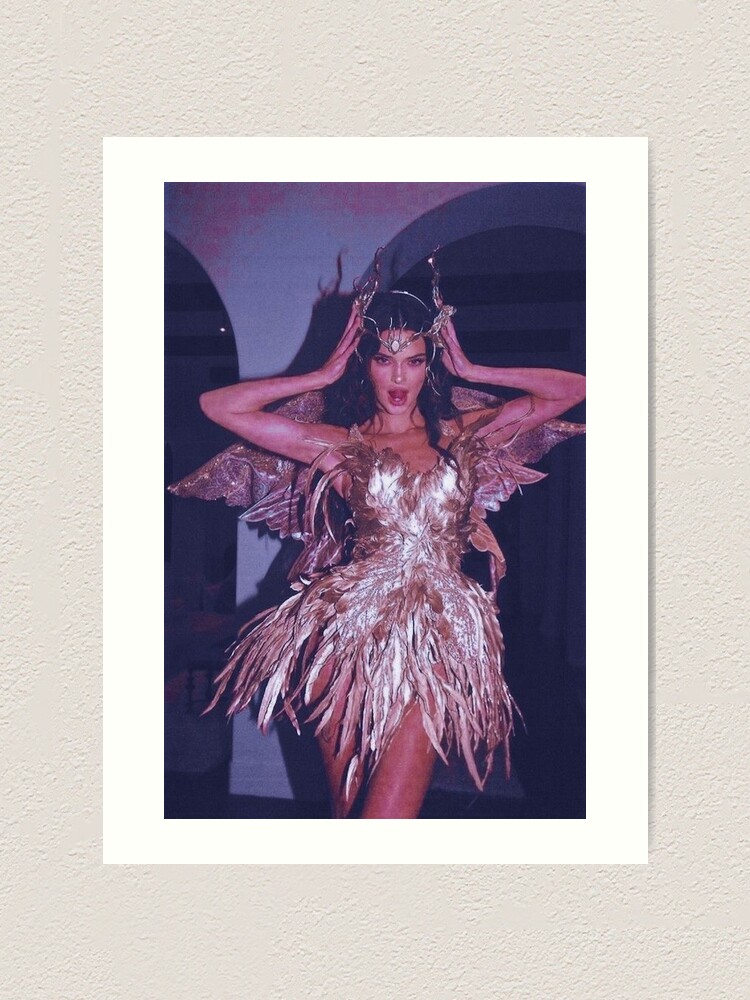 "Goddess Kendall in Gold" Art Print for Sale by mollycann | Redbubble