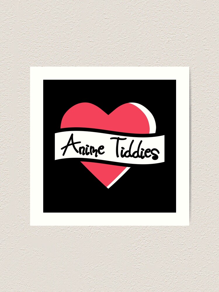 "Cute Kawaii Anime Tiddies Heart" Art Print by TenchiMasaki | Redbubble