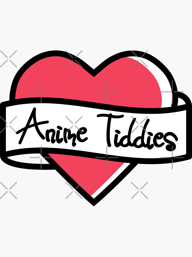Cute Kawaii Anime Tiddies Heart Sticker For Sale By Tenchimasaki Redbubble