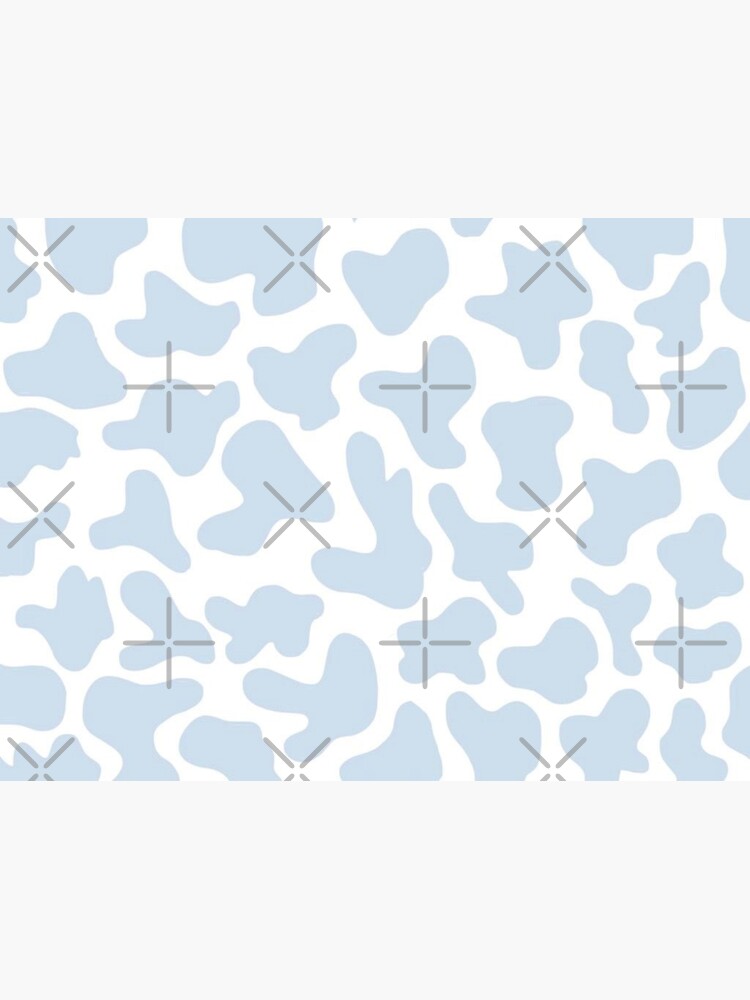 "baby blue cow print " Sticker for Sale by sabrina511 | Redbubble