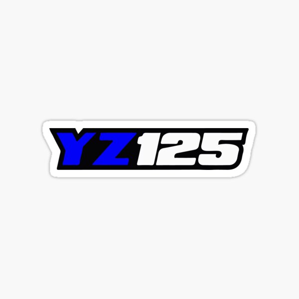 "YZ125" Sticker for Sale by YZKDesign | Redbubble