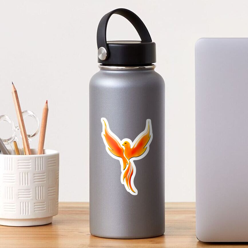 "Phoenix " Sticker by ElleHazlett | Redbubble