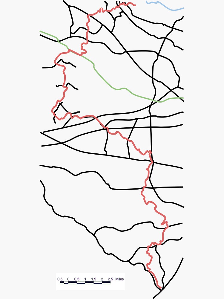 "Map of the CCT" Sticker by evwinks | Redbubble