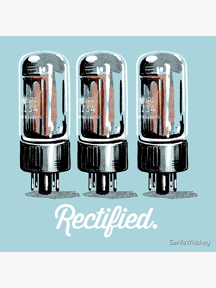 "Amplifier rectifier tubes in vintage style" Photographic Print by ...