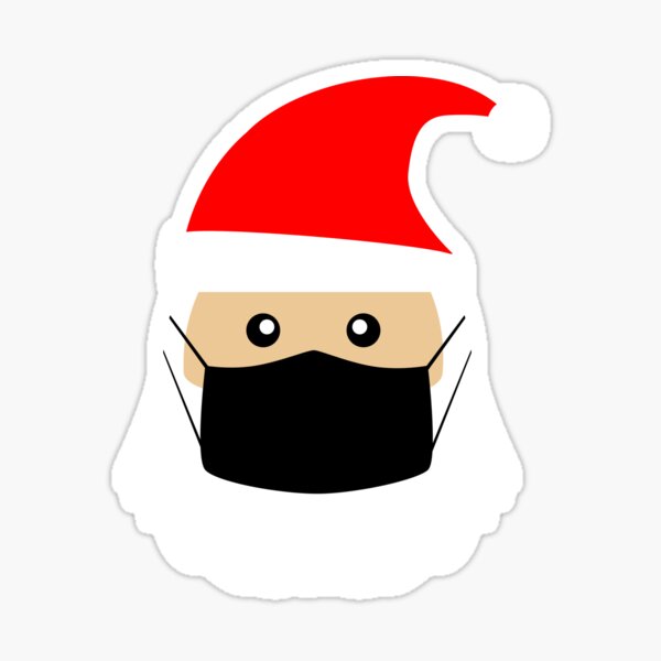 "Father Christmask - Christmas 2020 - Black" Sticker for Sale by AJ ...
