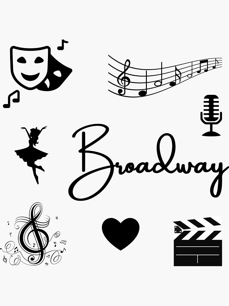 "Musical Theatre Sticker Pack" Sticker for Sale by m95sim | Redbubble