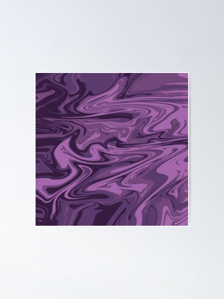 "Purple marble effect " Poster by hollyvanassen | Redbubble