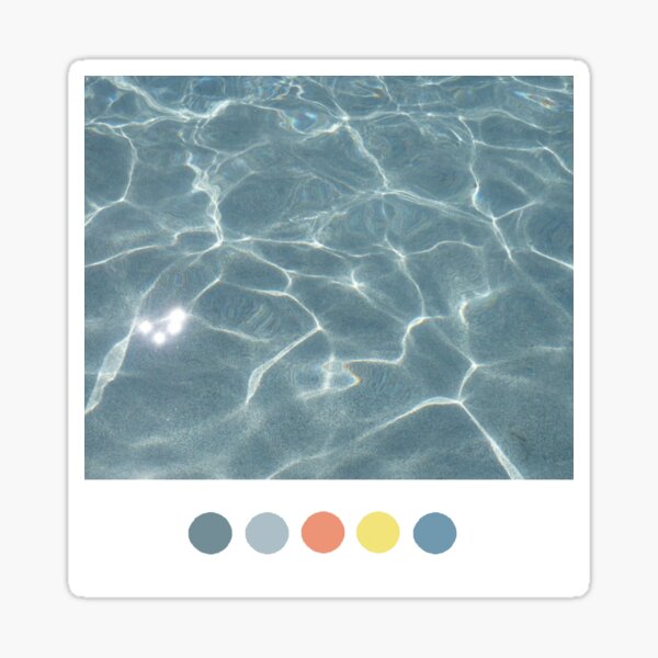 "Water Aesthetic " Sticker by Tishisnotonfire | Redbubble