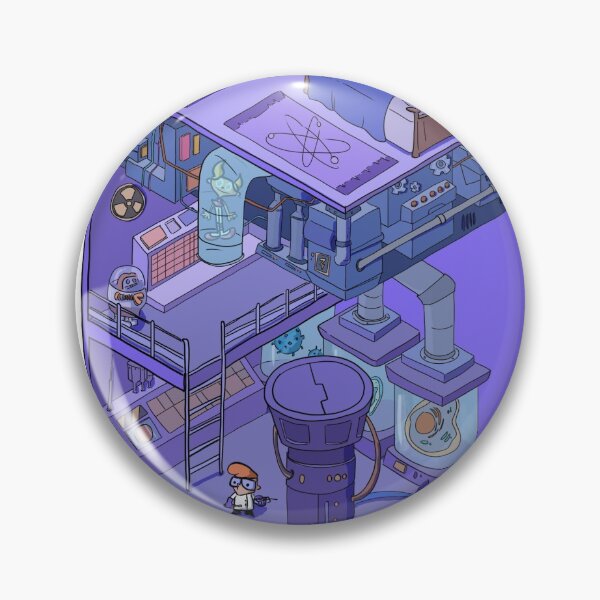 "Dexter's Laboratory Isometric Design" Pin for Sale by giucalistro ...