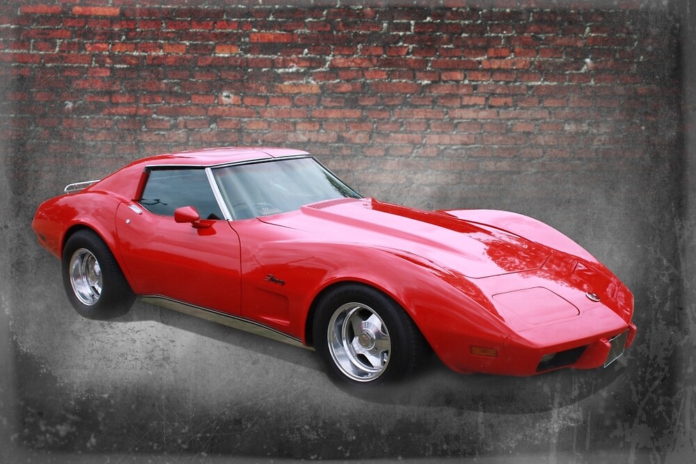 "Red Vette" by Hawley Designs | Redbubble