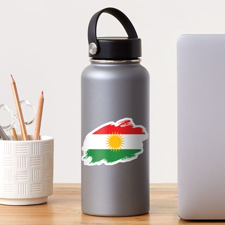 "Kurdistan Kurdish flag flag" Sticker by GeogDesigns | Redbubble