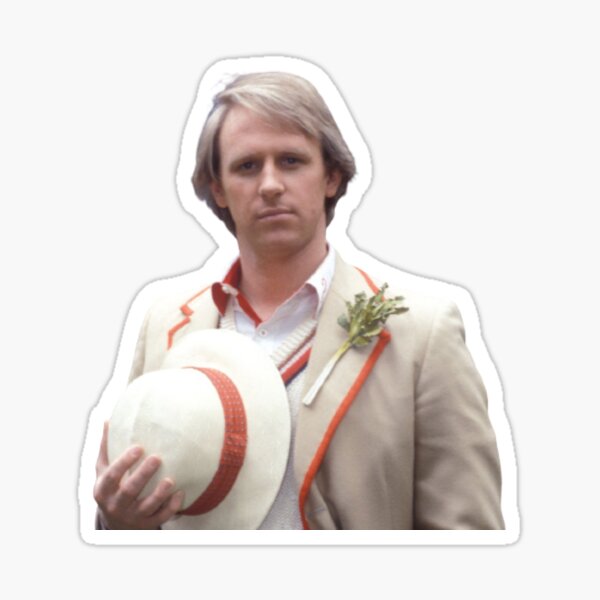 "5th Doctor" Sticker for Sale by Nerdygirl24 | Redbubble