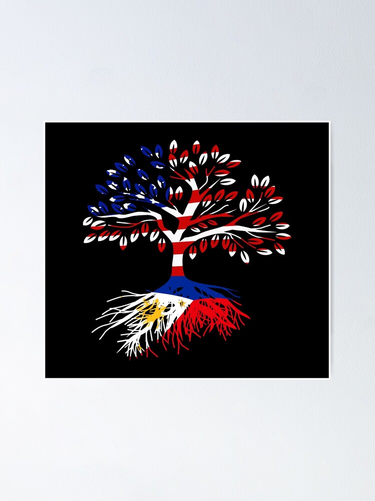 "American Raised with Filipino Roots Pinoy Pride" Poster for Sale by ...