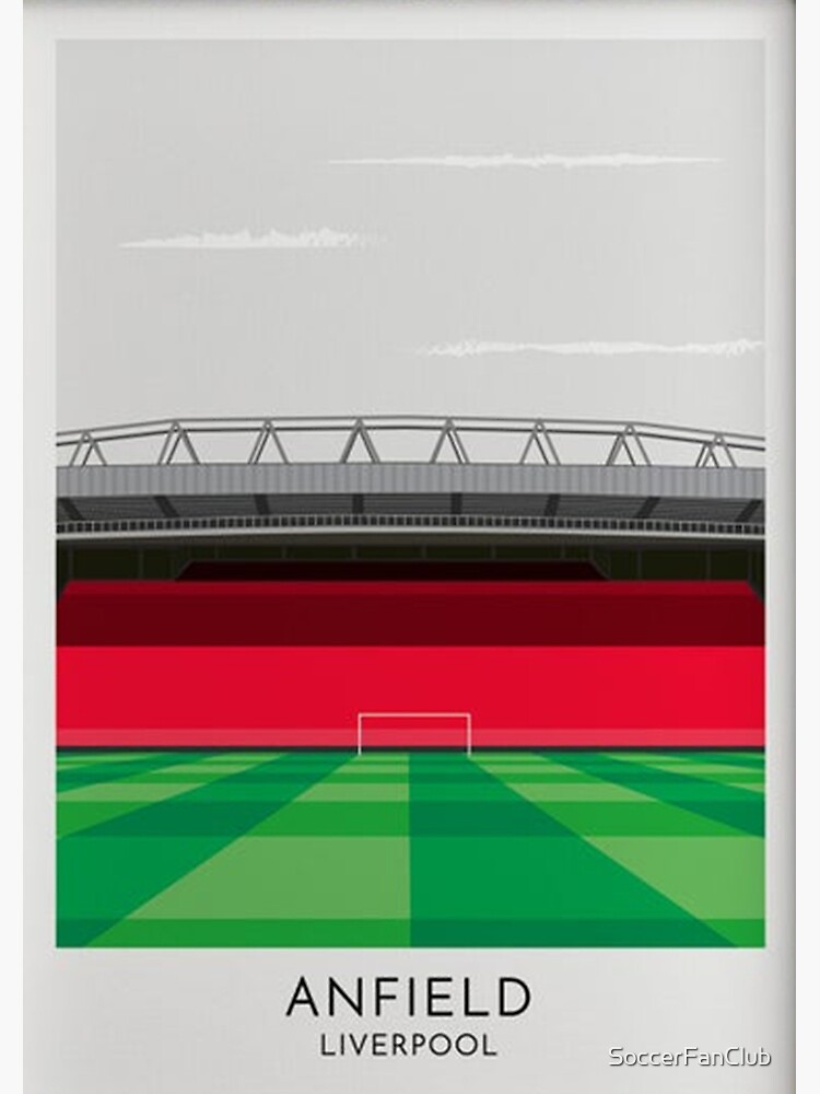 "Anfield Soccer Stadium " Art Print by SoccerFanClub | Redbubble
