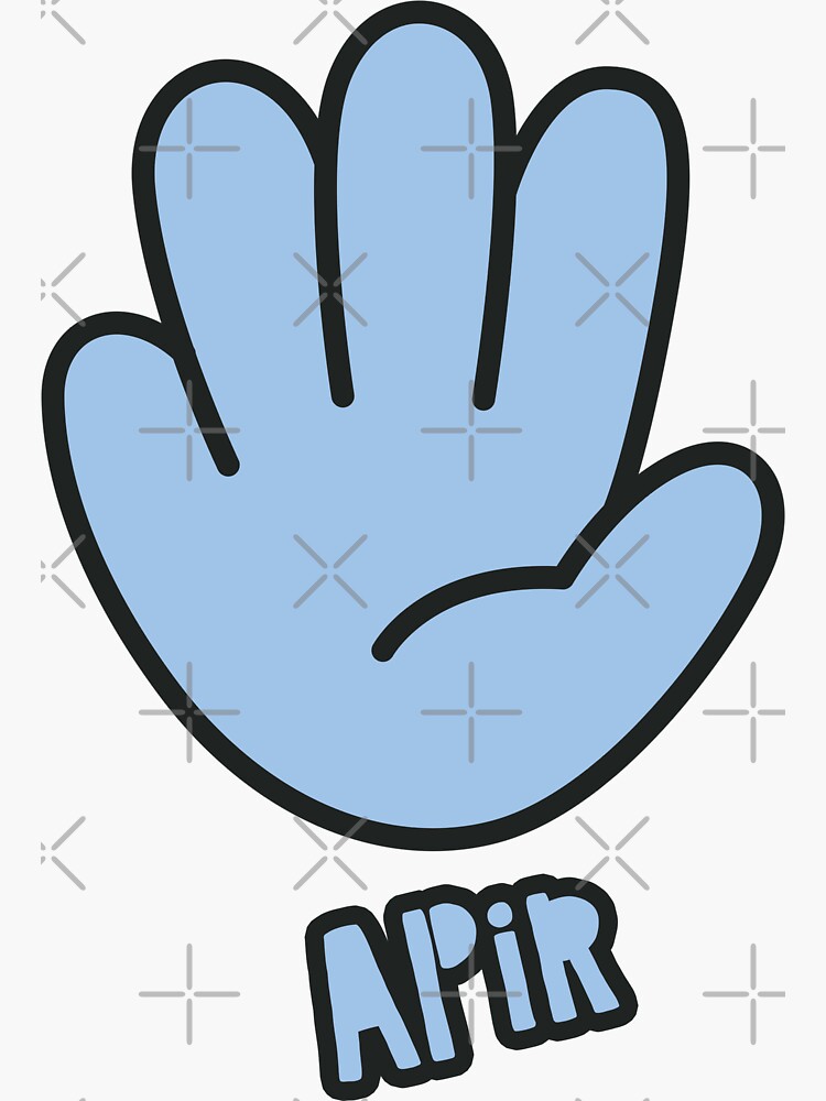 "Apir High Five Funny Filipino" Sticker for Sale by FilipinoMerch ...