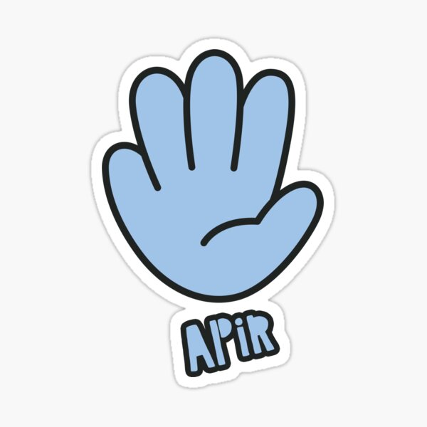 "Apir High Five Funny Filipino" Sticker for Sale by FilipinoMerch ...