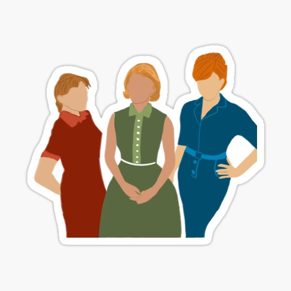 "Mad Men Minimalist Digital Art" Sticker for Sale by alymeyer13 | Redbubble