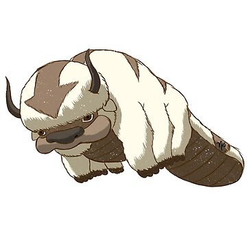 "Appa the Flying Air Bison" Sticker for Sale by Noshms | Redbubble