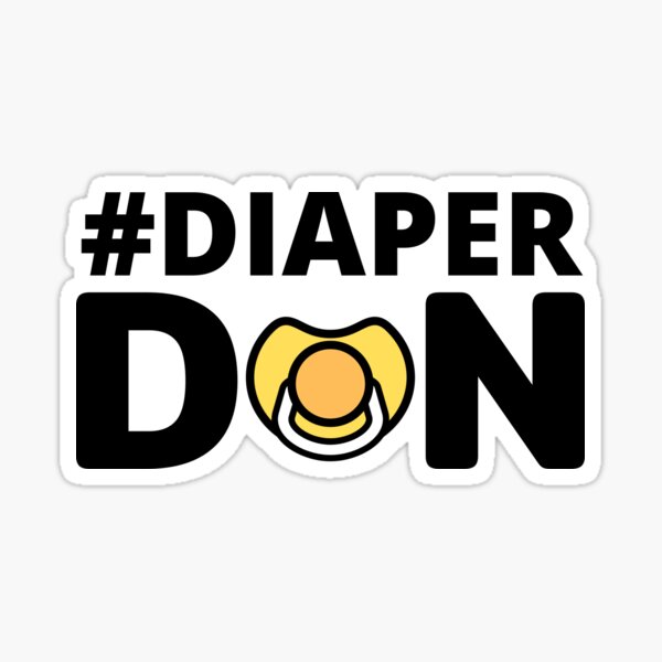 "Diaper Don" Sticker for Sale by Messika | Redbubble