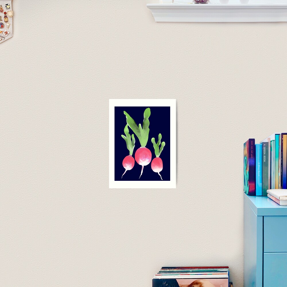 "Radish" Art Print for Sale by CarrotCollectiv | Redbubble