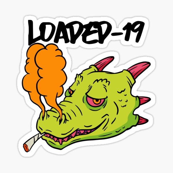 "Dragon Gas" Sticker for Sale by EricAliceMorse | Redbubble