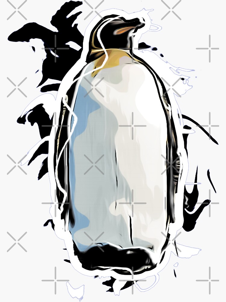 "Graffiti Penguin" Sticker for Sale by BlackForest3 | Redbubble