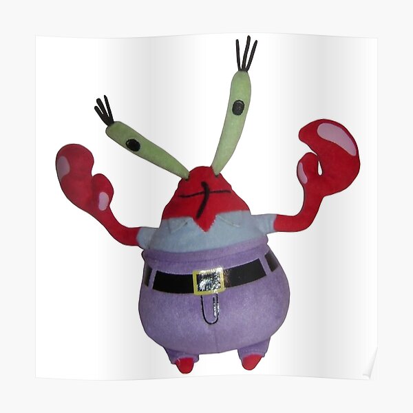 "Cursed Ebay Plush Krabs " Poster by shellysshop | Redbubble