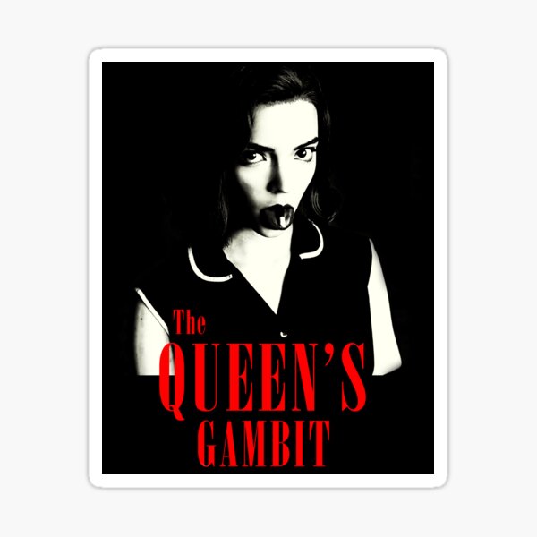 "beth harmon" Sticker for Sale by delanofe | Redbubble