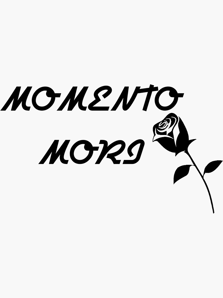 "Momento mori Rose" Sticker by MADSCAR | Redbubble