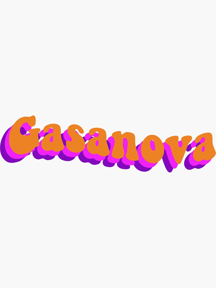 "Gasanova " Sticker by Lunzer | Redbubble