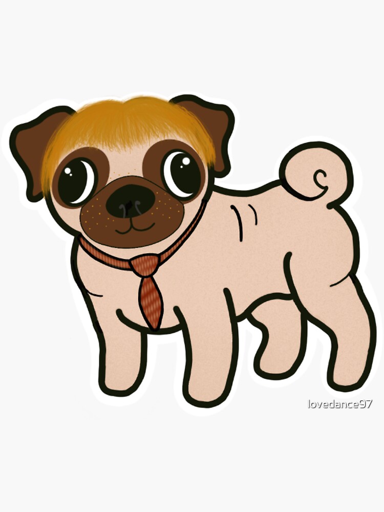 "Harry Pugger - Ron Weasley" Sticker for Sale by lovedance97 | Redbubble