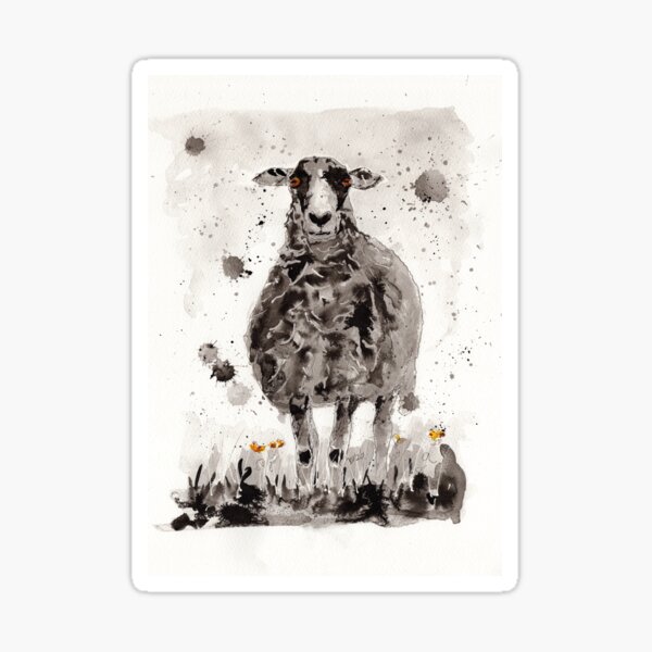 "Ewe" Sticker for Sale by eyecacha | Redbubble