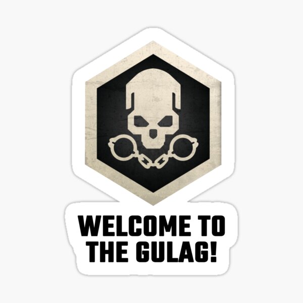 "Welcome To The Gulag Design" Sticker by BangerWear | Redbubble