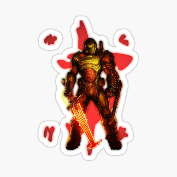 "The DOOM Slayer - DOOM Eternal" Sticker for Sale by MrSchmeck6346 ...