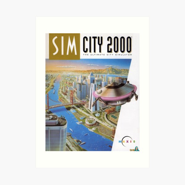 "SimCity 2000 Cover Art" Art Print for Sale by slappybag9 | Redbubble