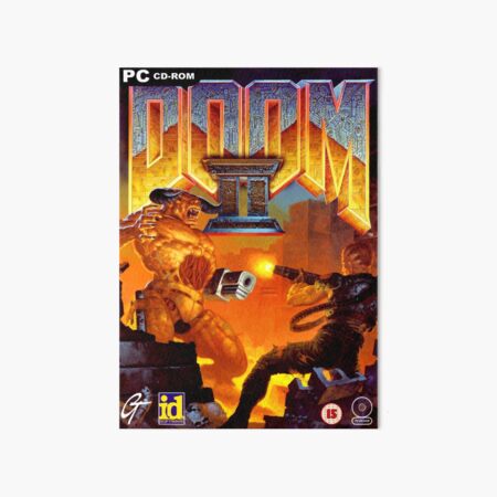 "Doom II Box Art" Art Board Print by slappybag9 | Redbubble