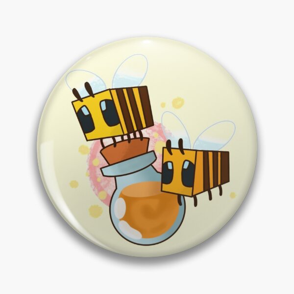 "Minecraft Bees" Pin for Sale by pandaCreation | Redbubble