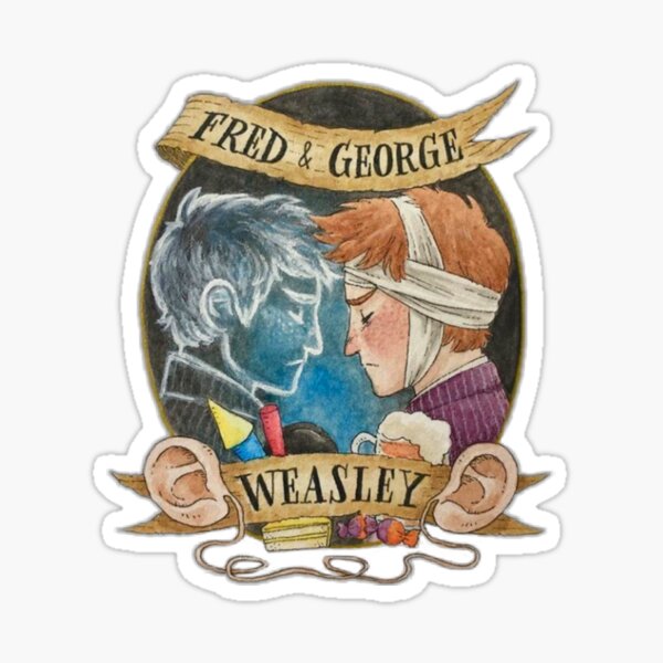 Fred And George Weasley Stickers | Redbubble