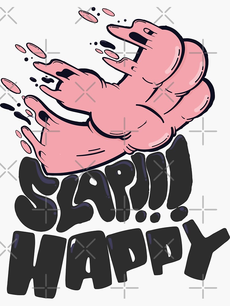 "Happy Slapsgiving Funny Stiker By First Shirt " Sticker for Sale by ...