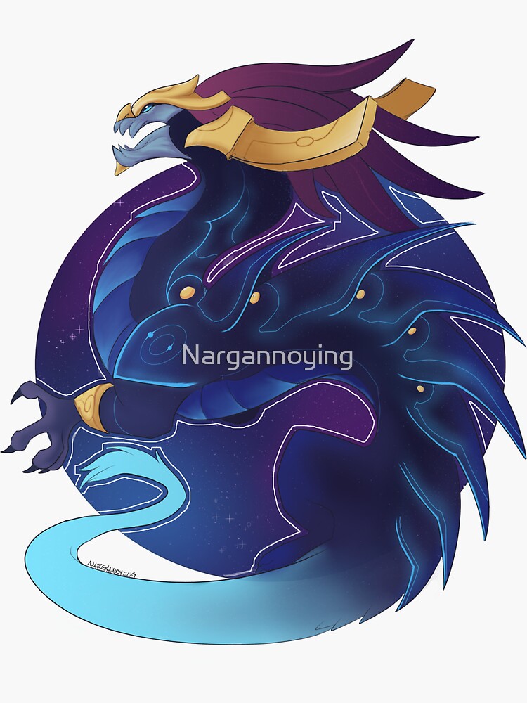"Aurelion Sol" Sticker for Sale by Nargannoying | Redbubble