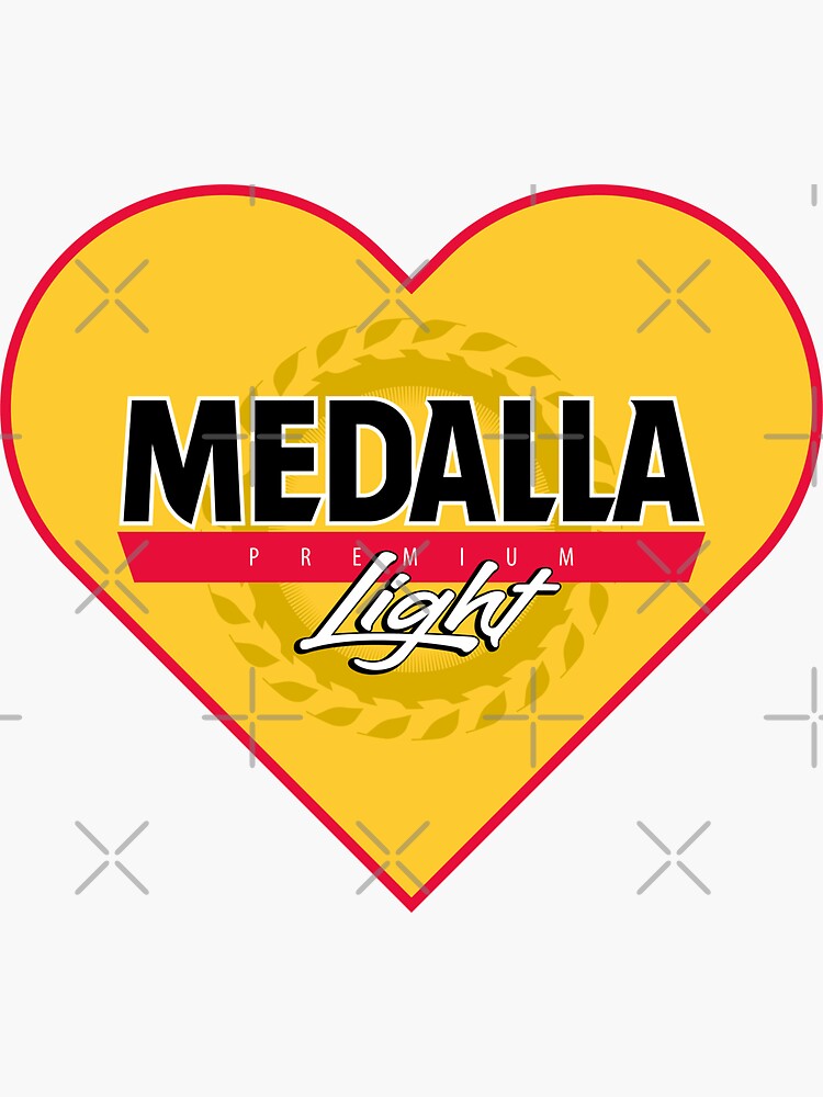 "Medalla Light Love" Sticker for Sale by Liomal | Redbubble
