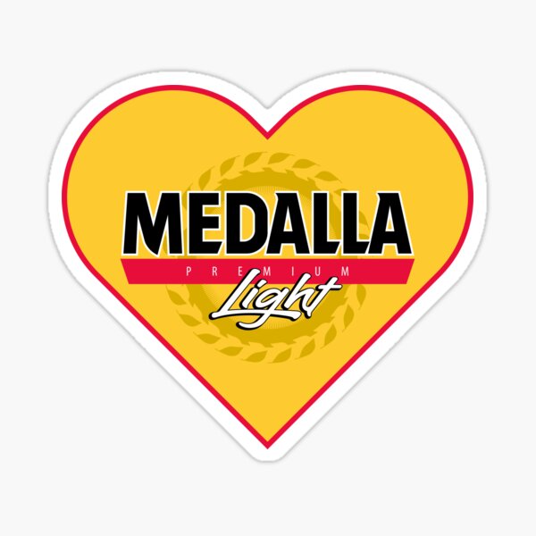 "Medalla Light Love" Sticker for Sale by Liomal | Redbubble