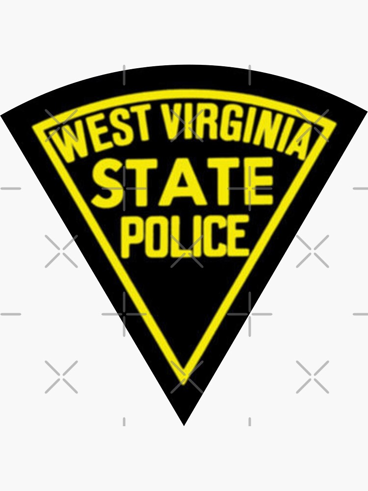 "WEST VIRGINIA STATE POLICE WVSP" Sticker by enigmaticone | Redbubble