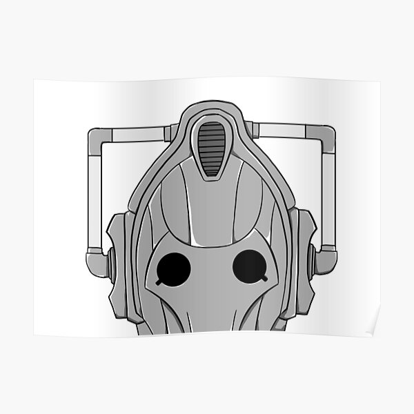 "Cyberman " Poster by tomspom | Redbubble