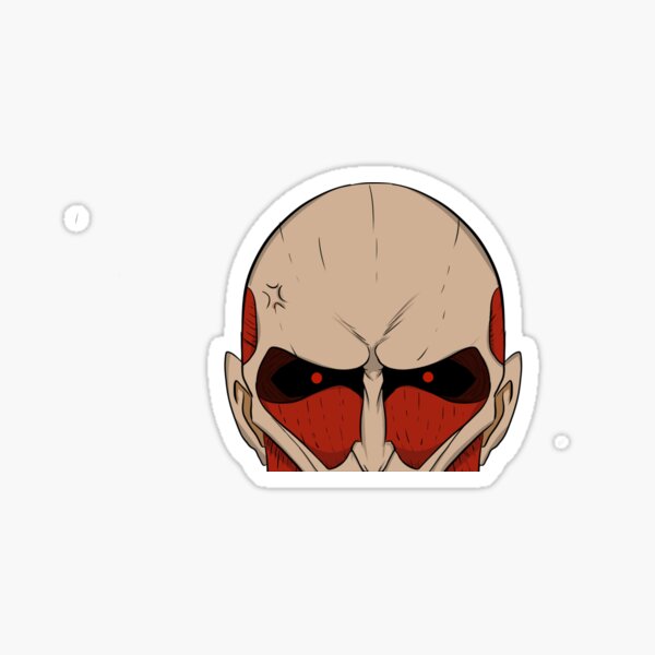 "Colossal Titan" Sticker for Sale by tomspom | Redbubble