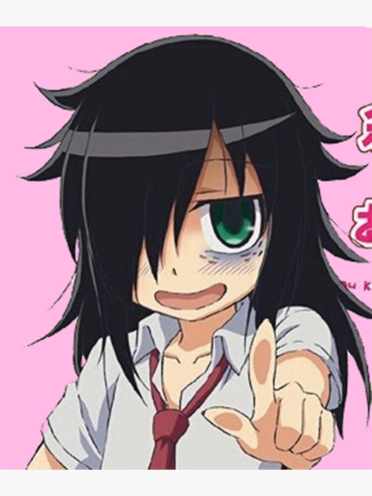 "tomoko" Sticker for Sale by ahlaissuffering | Redbubble